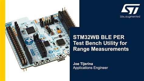 Stm32wb Ble Per Test Bench Utility For Range Measurements Youtube