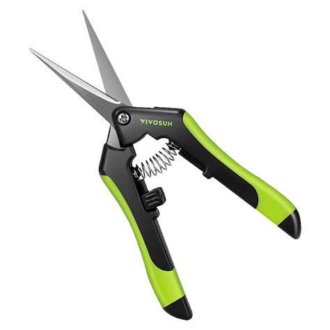Gardening Hand Pruner Pruning Shear With Straight Stainless Steel