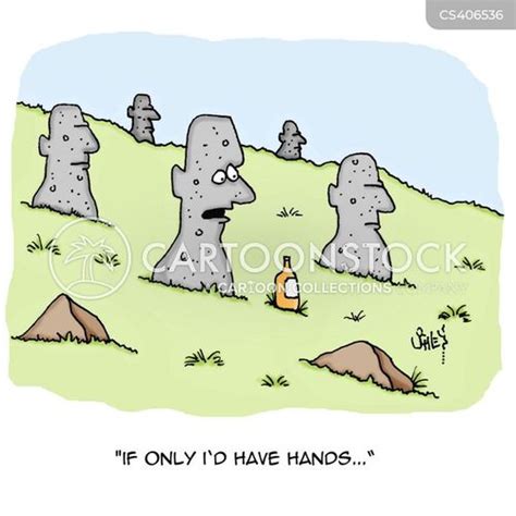 Easter Island Statues Cartoons And Comics Funny Pictures From