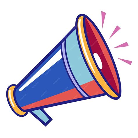 Cheer Megaphone Clipart Vector Art And Illustration Premium Ai