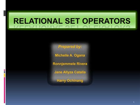set operators pptx