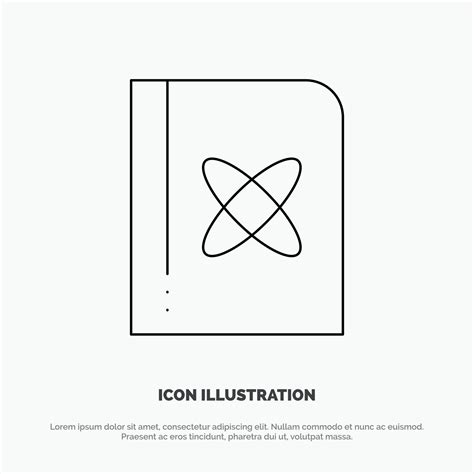 Book Formula Physics Science Line Icon Vector 13297336 Vector Art At Vecteezy