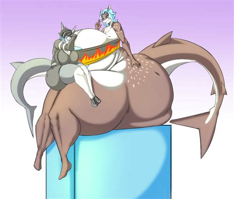 Rule 34 2girls Absurd Res Anthro Ass Bbw Big Ass Big Breasts Big Hips