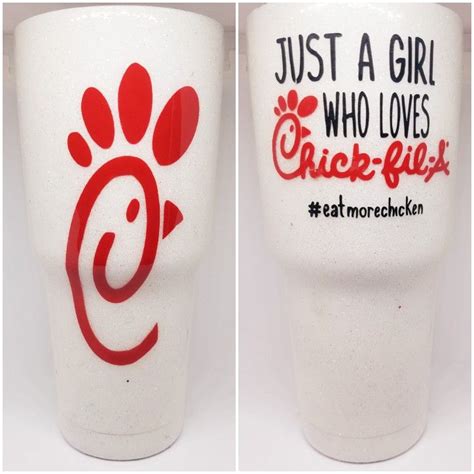 Chick Fil A 30oz Tumbler Cup Check Out My Etsy For More