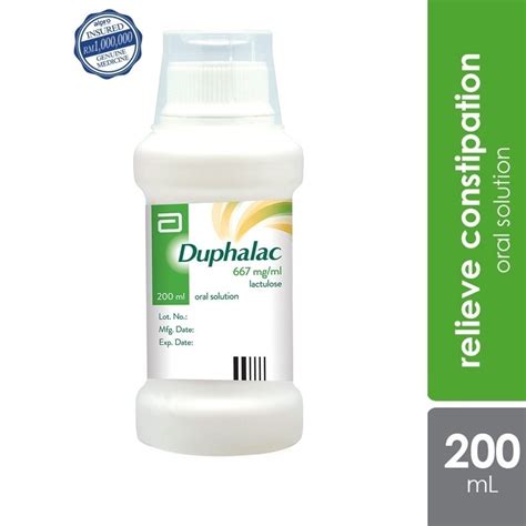 Abbott Duphalac Syrup 200ml Relieve Constipation Exp Date 032025
