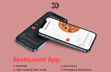 Restaurant App Ui Figma