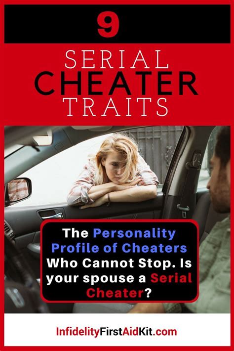Serial Cheater Profile 9 Personality Traits Infidelity First Aid Kit