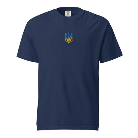 Unisex Freedom Garment Dyed Heavyweight T Shirt Ukrainian Friends