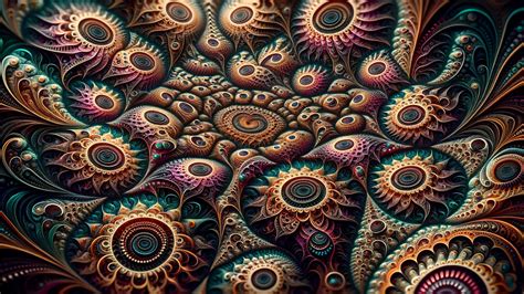 Fractal Landscape Wallpaper Mathematical Beauty Meets Artistic Expression The Complex Pattern