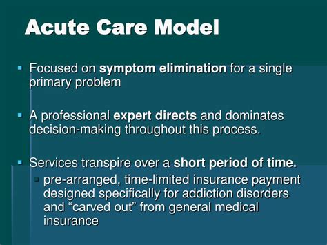 Ppt Acute Care Model For A Chronic Disease Powerpoint Presentation