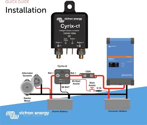 Victron Energy Cyrix Ct Cyr010120011r Relé Automático Combinador