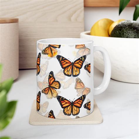 Monarch Butterfly Mug Butterfly Coffee Mug Monarch Butterfly T