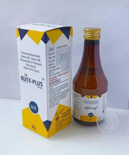 Buite Plus Syp Methylcobalamin With B Complex 200 Ml At ₹ 140 Bottle In Ahmedabad