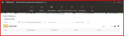 Model Validation Usage In Oracle Epcm Blogs Perficient