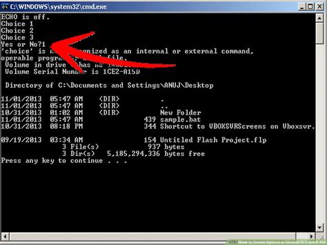 Batch File Commands