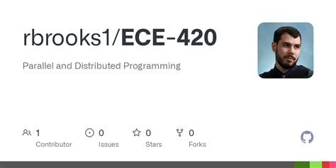Github Rbrooks1ece 420 Parallel And Distributed Programming