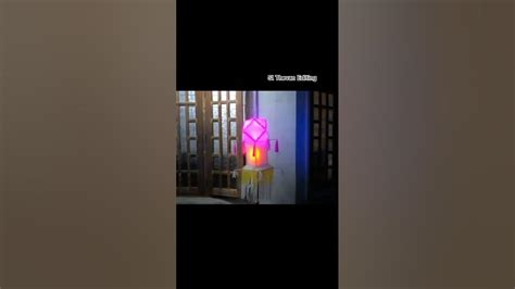 වෙසක් එකට පොඩි කැරකෙන කූඩුවක් හැදුවා ️🙃 Youtube