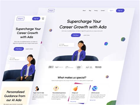Adaptive Landing Page Design By Harish Kumar On Dribbble