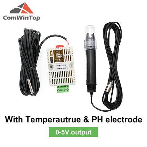 Water Ph Temperature Transmitter Detection Sensor Module Voltage 0 5v Comwintop