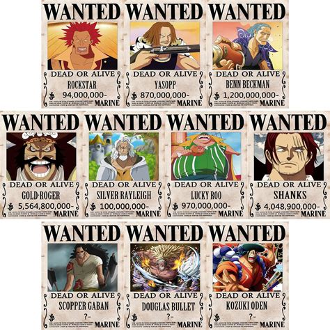 One Piece Gol D Roger Bounty