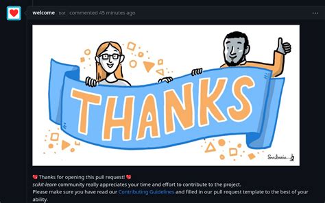 A Welcome Bot · Issue 27340 · Scikit Learnscikit Learn · Github