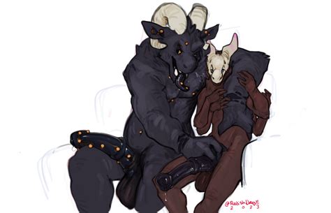 Rule 34 Absurd Res Anthro Anthro On Anthro Black Body Black Fur Black Sclera Blue Eyes Bodily