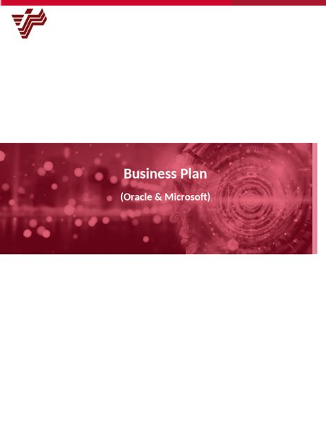 Business Plan Oracle Pdf Customer Relationship Management Oracle Corporation