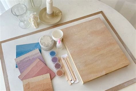 Diy명화그리기 유럽미장 셀프 인테리어 소품 흙 재료 교육 취미 수업 백드롭 페인팅 학생 Diy 키트 오늘의집 쇼핑