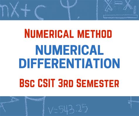 Numerical Differentiation Vs Analytical Differentiation At Dolores