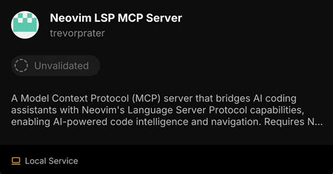 neovim lsp mcp server mcp servers · lobehub