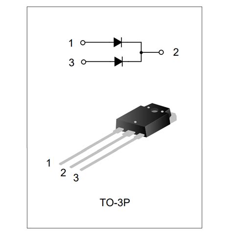 Mbr30100ct Diode Array 1 Pair Common Cathode 100v 15a Through Hole To 3p Makers Electronics