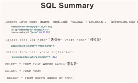 Python Sqlite