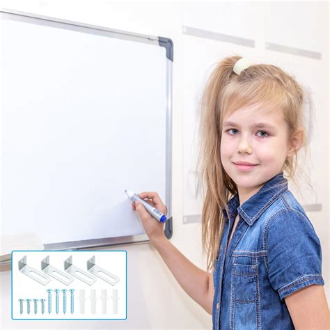 Patikil Whiteboard Mounting Hardware 30 Set White Board Wall Hanger Installation Support