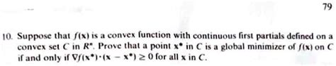 solved 10 suppose that f x is a convex function with continuous