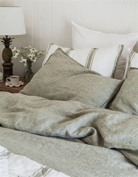 Linen Sheets European Flax Linen Bedding Salt Living