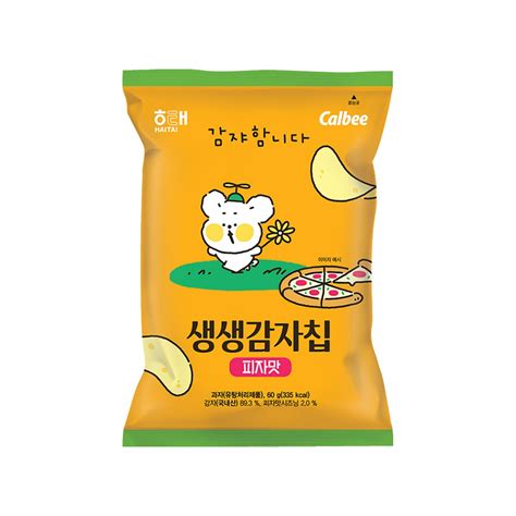 2 1 3개묶음 해태 앙꼬생생감자칩피자 배민스토어