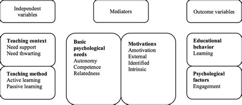 Basic Model Of Sdt Adapted From Deci Et Al 2017 The Model Depicts