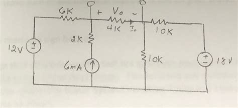 Solved In The Circuit Shown Below Use Superposition Method Chegg