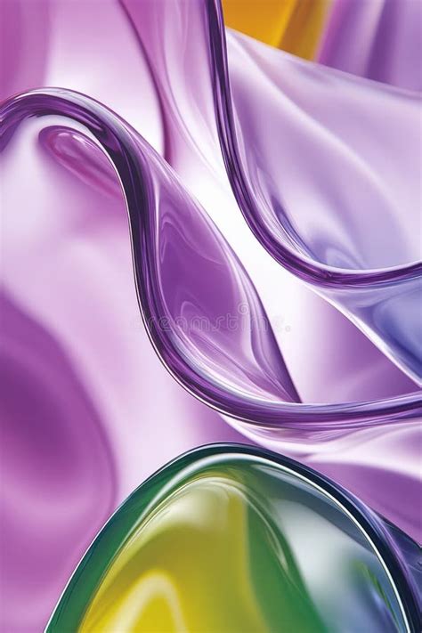 Colorful Abstract Fluid Shapes Create A Mesmerizing Display Of Waves