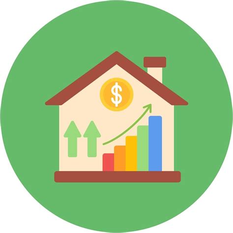 Premium Vector House Price Increase Vector Illustration Style