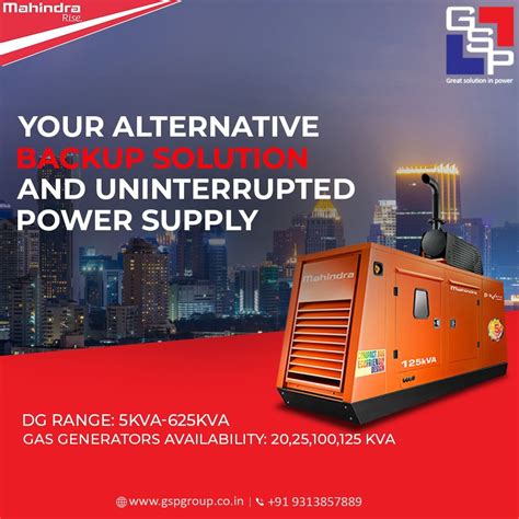 Gsp Power On Linkedin Gsp Dieselgenerator Gasgenerator Generator Powerbackup