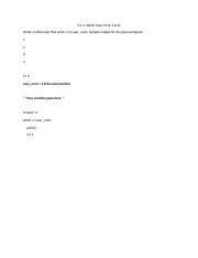 While Loop Print To N Docx While Loop Print To N Write A While Loop That