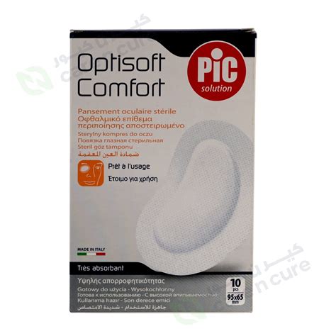 Buy Pic Optisoft Comfort Sterile Eye Dressing 95 X 65 Cm 10 Pieces