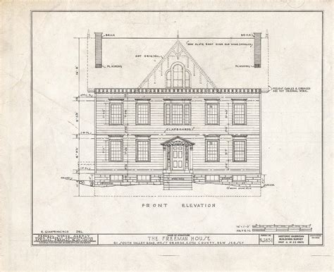 Historic Pictoric Blueprint Habs Nj7 Oraw3 Sheet 4 Of 22