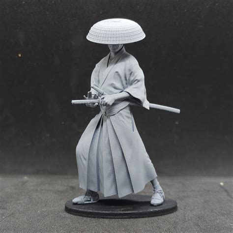 3d Printable Ronin Samurai Presupported By Hellbender Museum