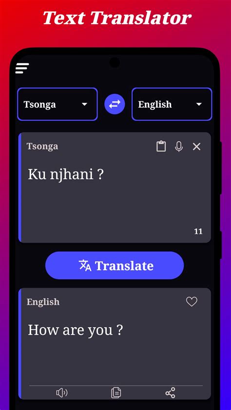 Tsonga Translation Apk 400 Pour Android Gratuit Télécharger