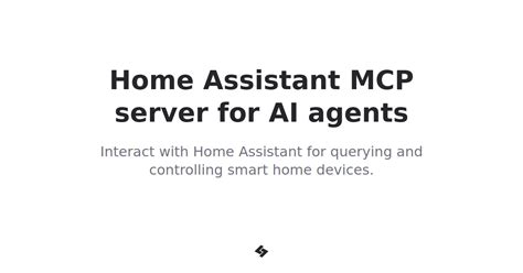 Home Assistant Mcp Server For Ai Agents