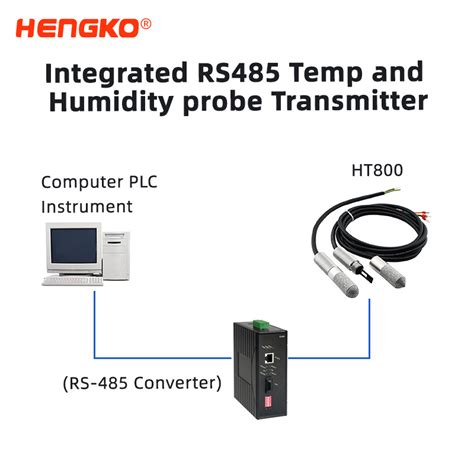 Hengko Ht800 Rs485 Modbus Rtu Temperature And Humidity Sensor Transmitter Temperature And