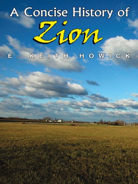 A Concise History Of Zion By E Keith Howick Ebook Barnes And Noble®