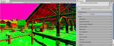 Unity Manual Debug Views